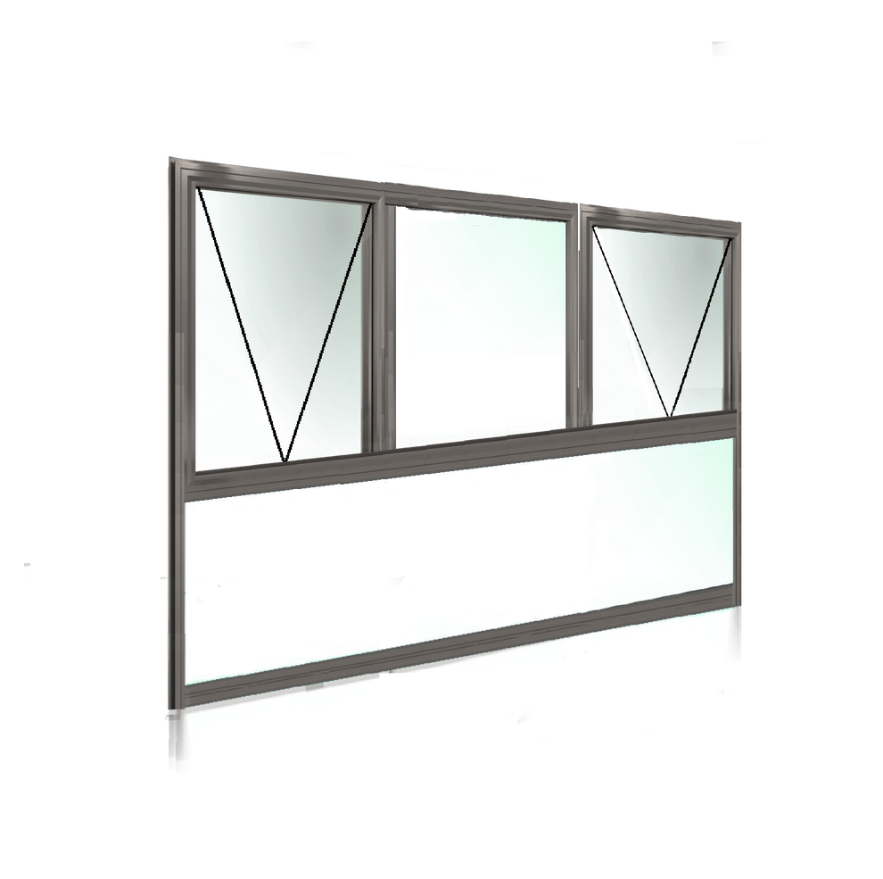 Awning Window XOX + Lowlite 2057 H x 3000 W – WINDOWS DOORS ONLINE