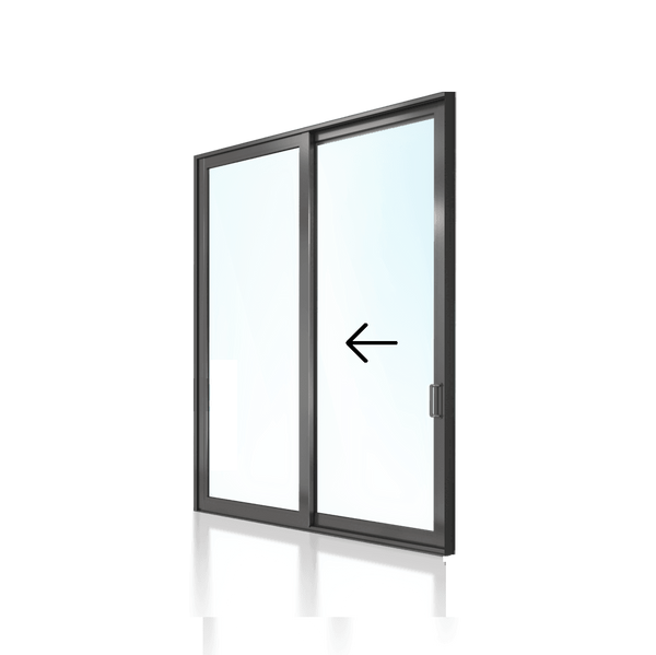 Sliding Door OX RIGHT 2400 H x 2685 W – WINDOWS DOORS ONLINE