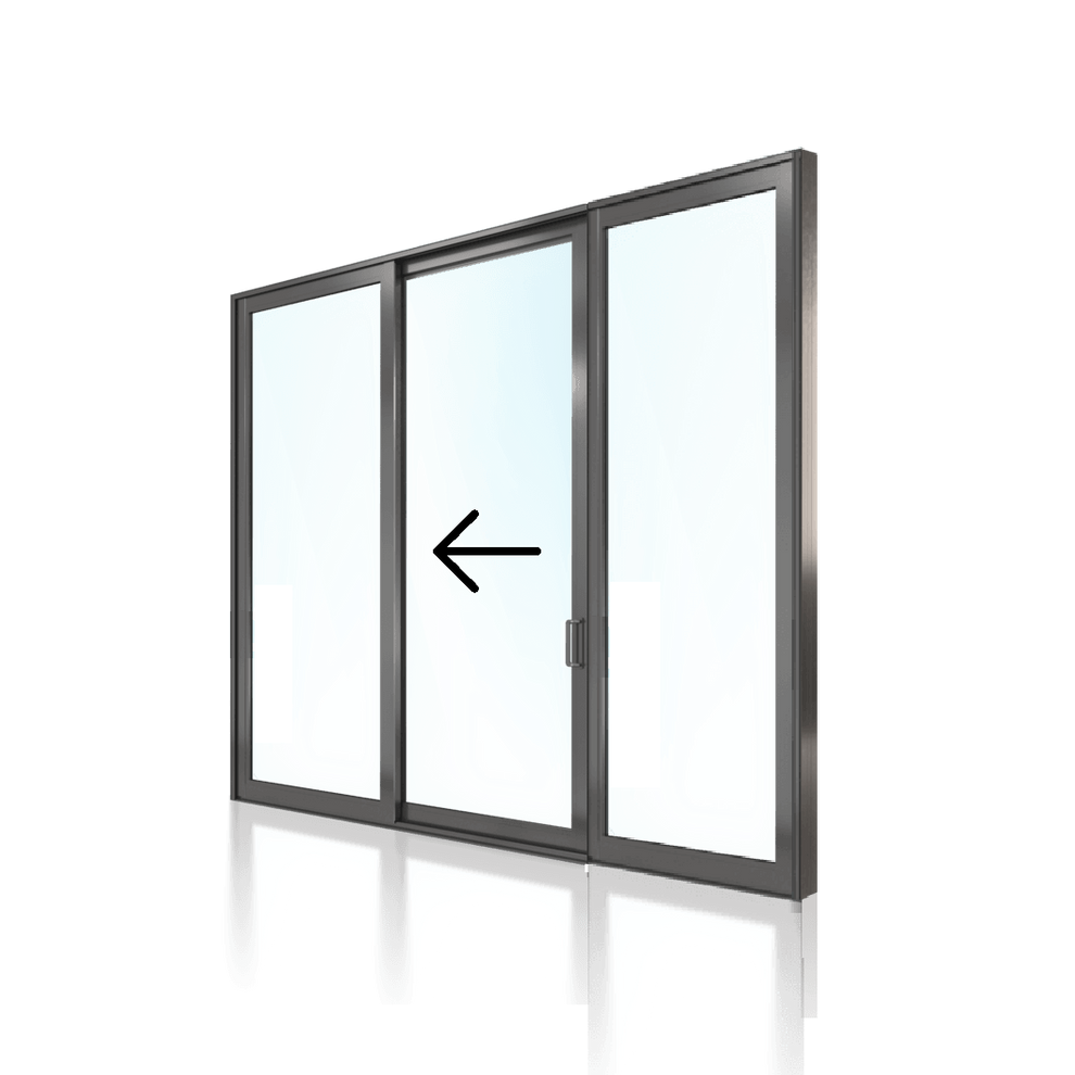 Sliding Door OXO LEFT 2100 H x 4500 W – WINDOWS DOORS ONLINE