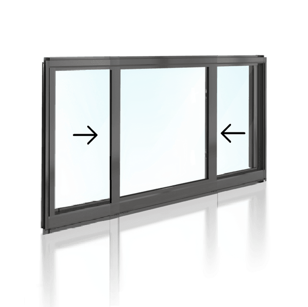 Sliding Window OXO 1460 H x 2650 W – WINDOWS DOORS ONLINE