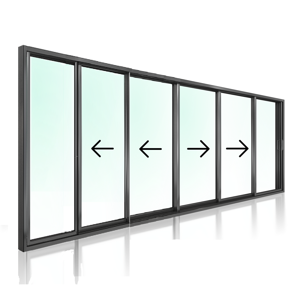 Stacking Door OXXXXO 2400 H x 6000 W – WINDOWS DOORS ONLINE