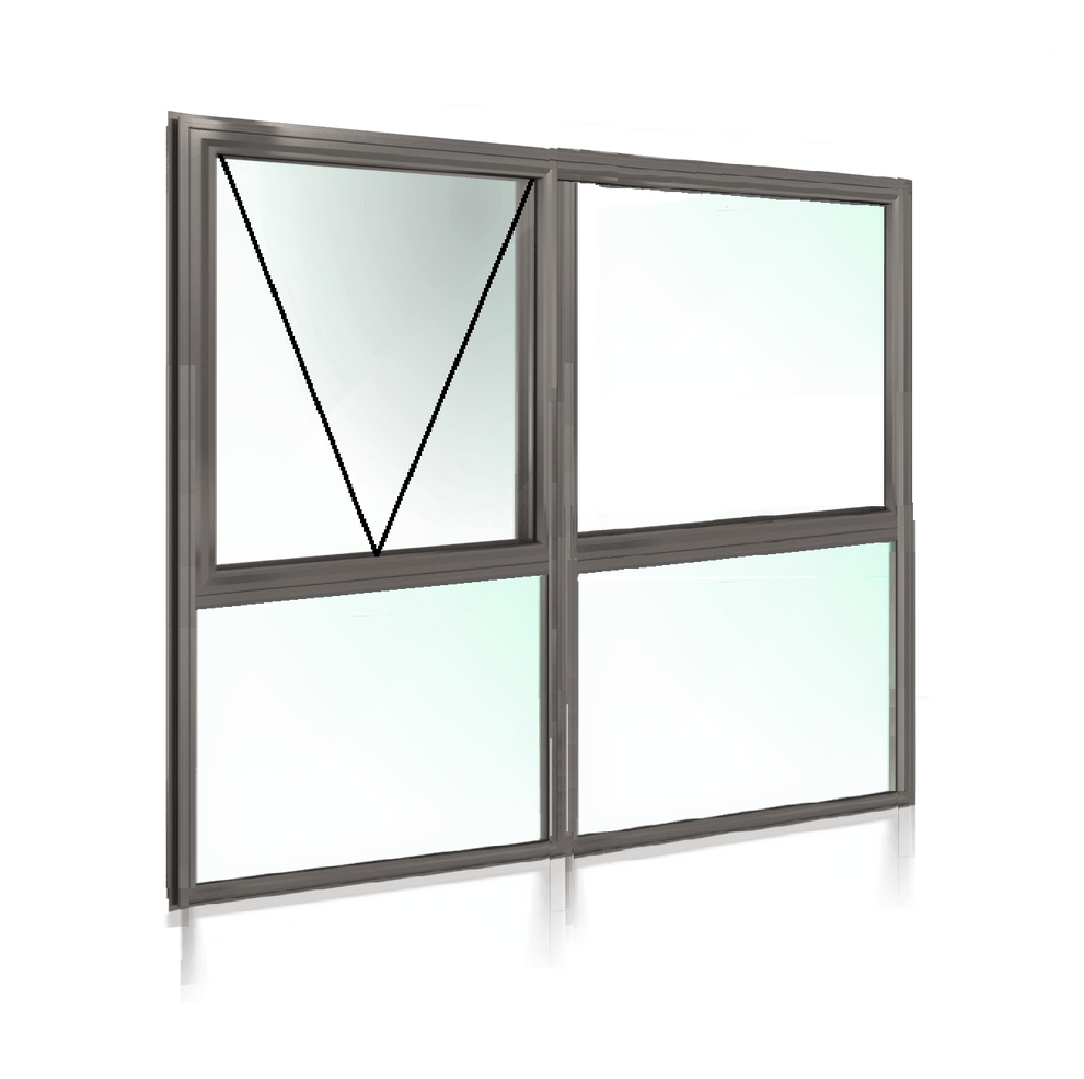 Awning Window XO + Lowlite 1800 H x 2050 W – WINDOWS DOORS ONLINE