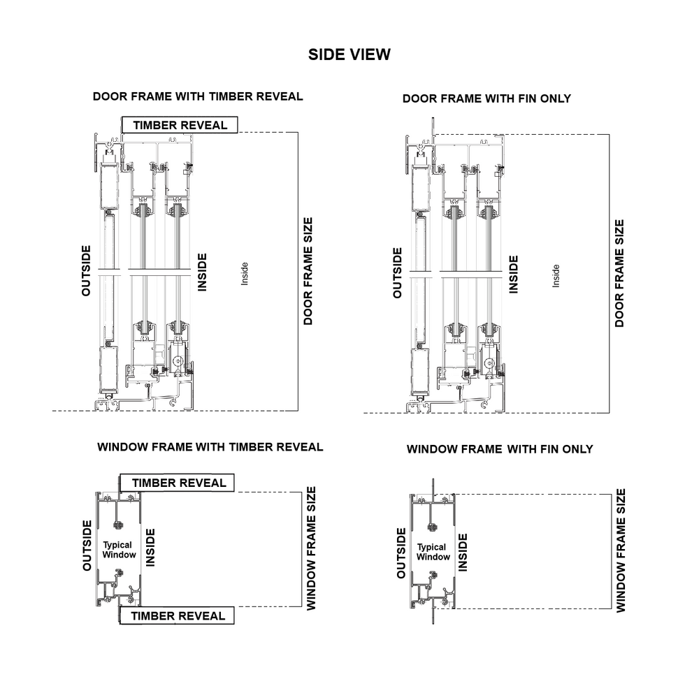 Sliding Window + Lowlite XOX 2100 H x 2410 W – WINDOWS DOORS ONLINE